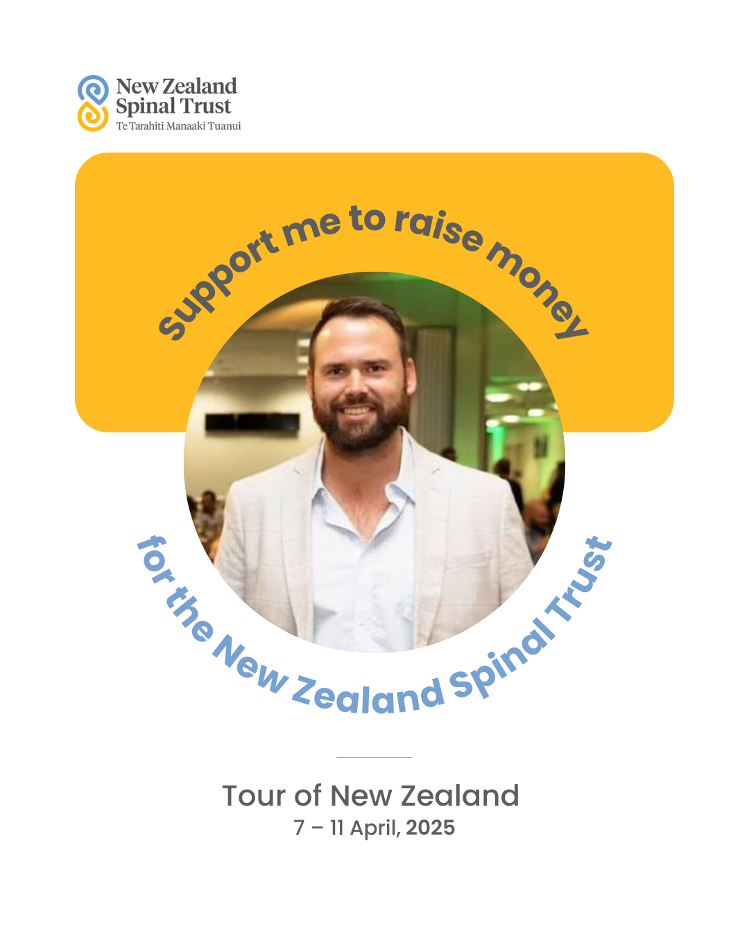 Blake Jones | Raising money for the NZ Spinal Trust in the Tour of NZ
